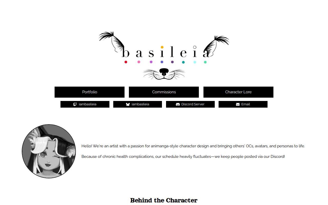 iambasileia | artist and streamer